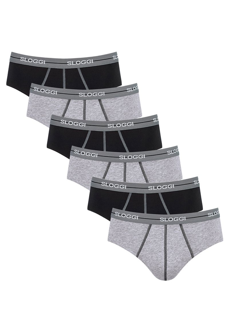 Sloggi Start - 6er Pack Mini - Trusser - grey combination/grå - Zalando.dk