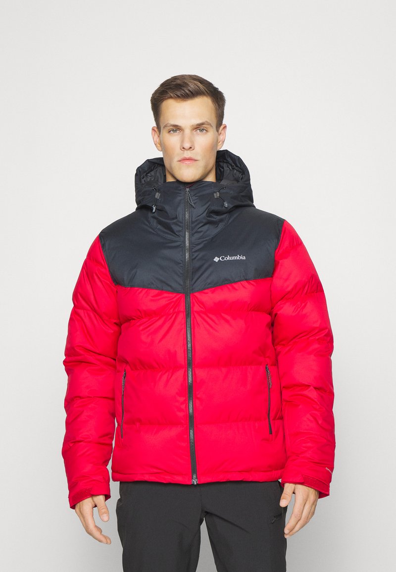 Columbia ICELINE RIDGE JACKET - Skijacke - mountain red/black/bordeaux ...