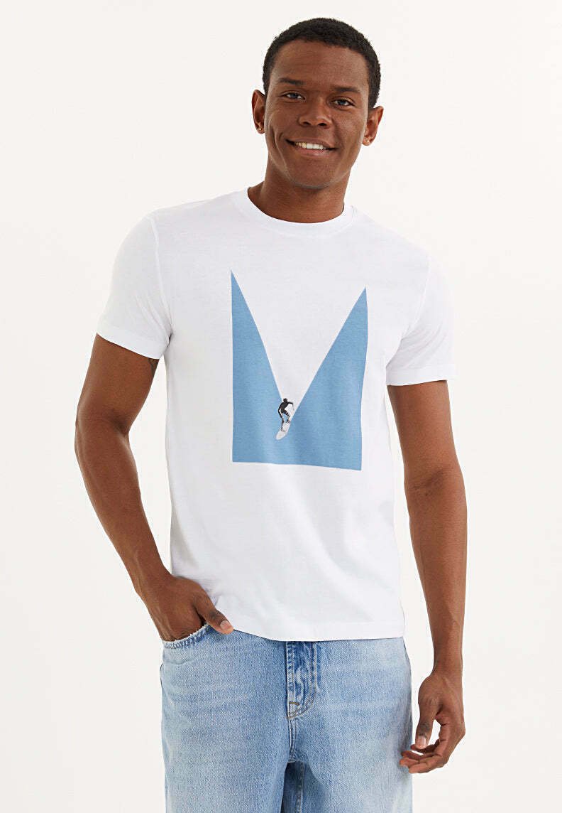 WESTMARK LONDON WAKEBOARD TEE - Print T-shirt - white - Zalando.ie
