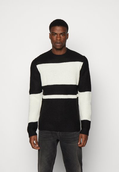 Only & Sons ONSECHO LIFE CREW - Strickpullover - black/schwarz - Zalando.ch