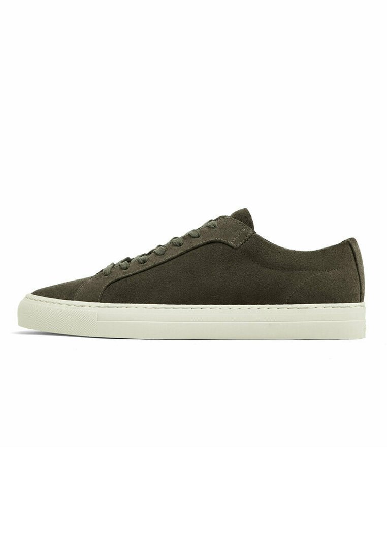 Massimo Dutti SPLIT - Sneakers basse - grey/oliva - Zalando.it