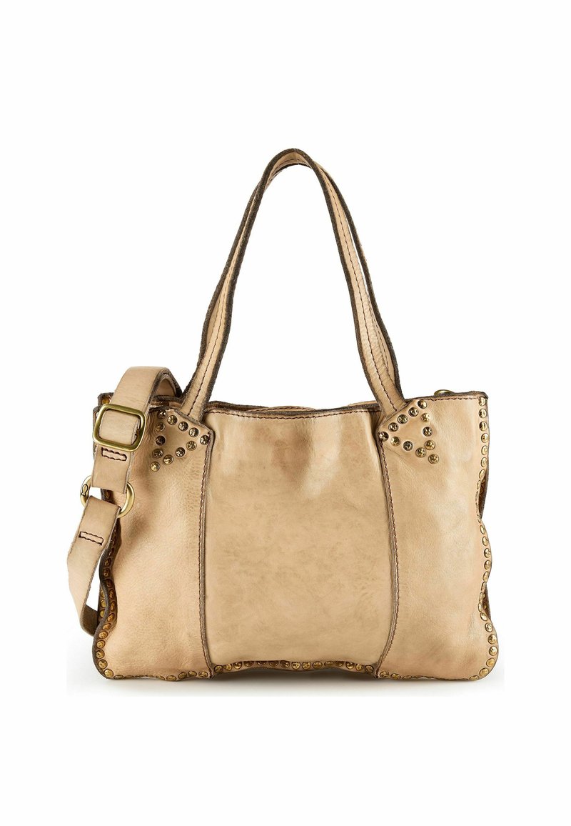 Campomaggi CORA SCHULTER 25 CM - Bolso de mano - ghiaccio/beige ...