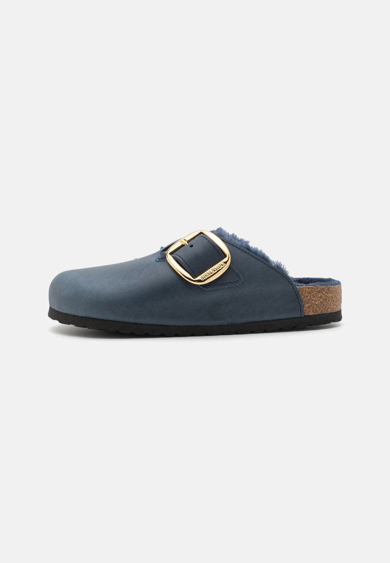 Birkenstock BOSTON REGULAR - Tøfler - midnight/mørkeblå - Zalando.no