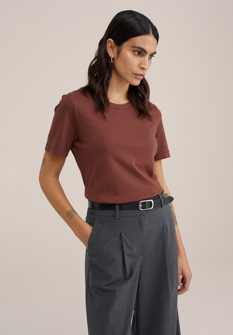 WE Fashion WE STUDIO - T-Shirt basic - brown/braun - Zalando.at