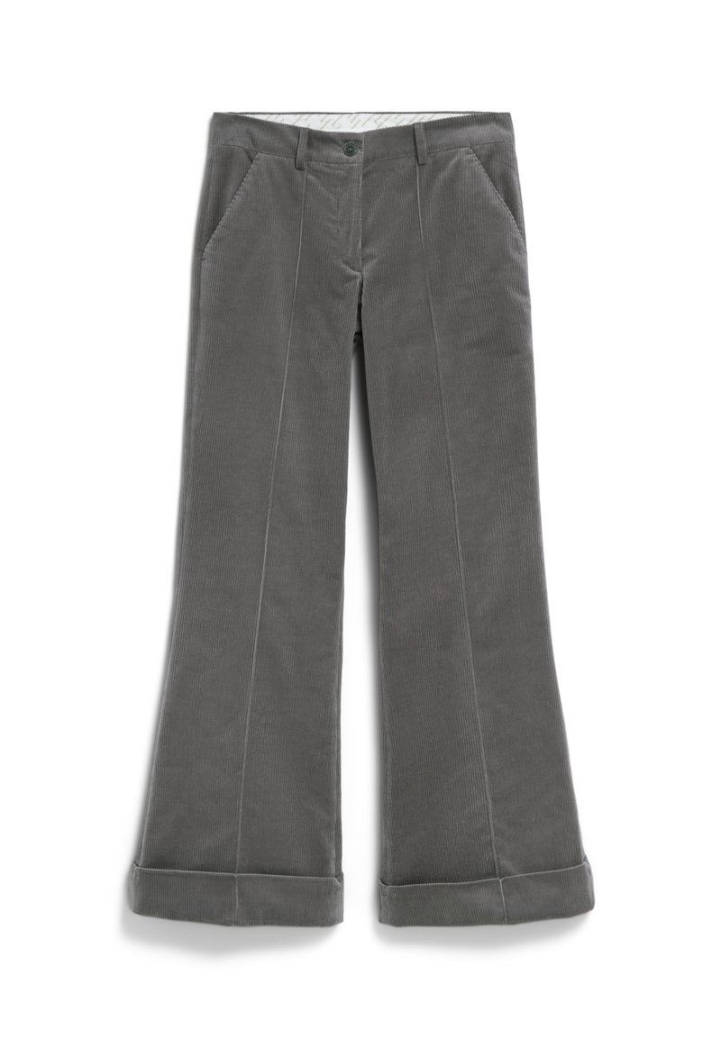 ARMEDANGELS XELLAA CORDUROY - Pantalon classique - iron cast/noir ...
