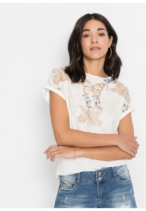 bonprix T-Shirt print - grün/oliv - Zalando.ch