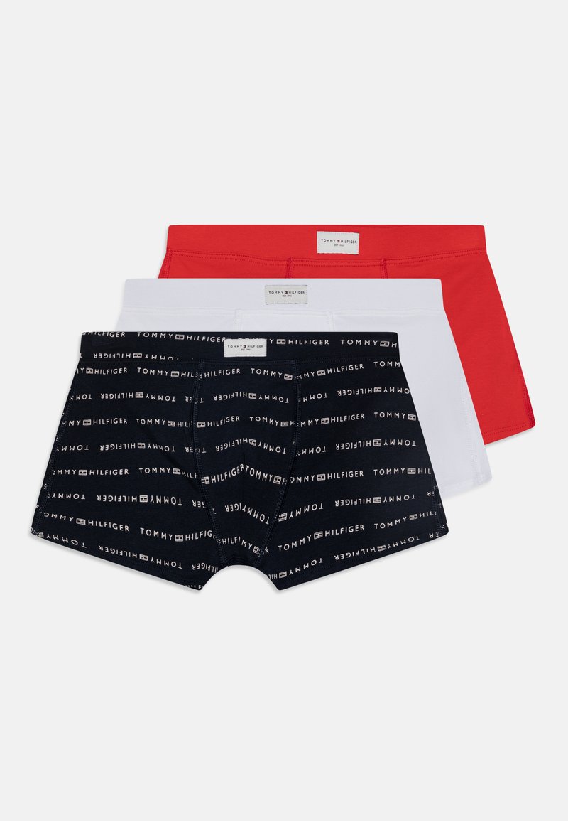 Tommy Hilfiger TRUNK 3 PACK - Shorty - fireworks/white/blanc - ZALANDO.FR
