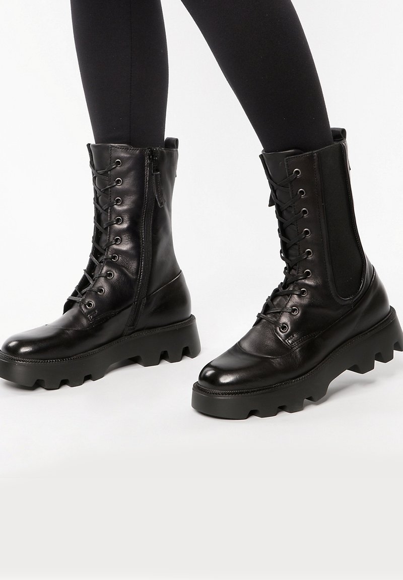 MJUS Platform boots - schwarz/black - Zalando.de