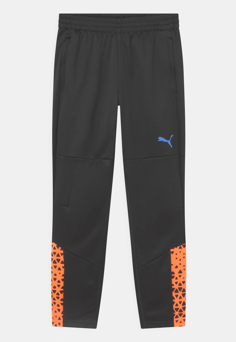 Puma INDIVIDUALCUP TRAINING JR - Pantalon de survêtement - black-ultra orange/noir - ZALANDO.FR