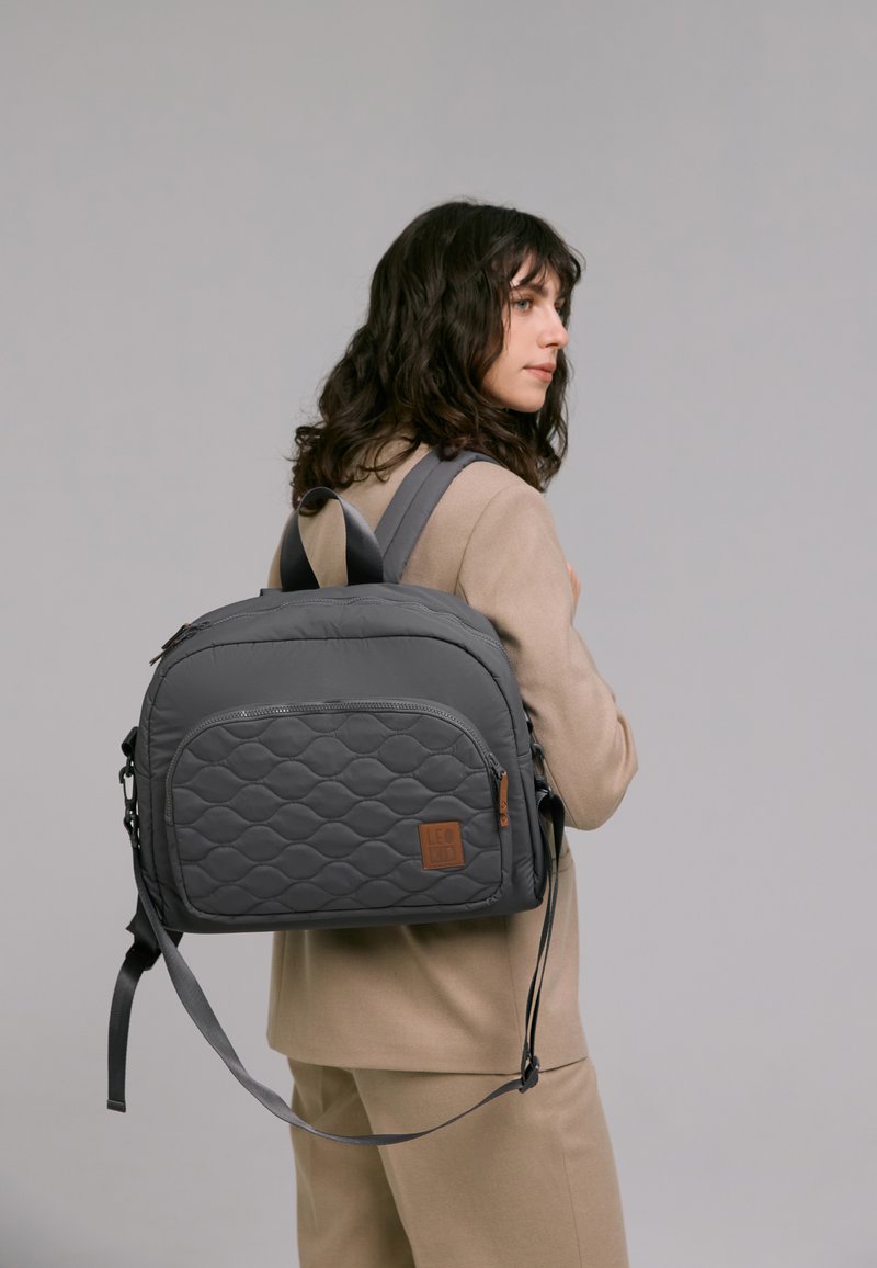 Leokid Baby changing bag - magnet/dark grey - Zalando