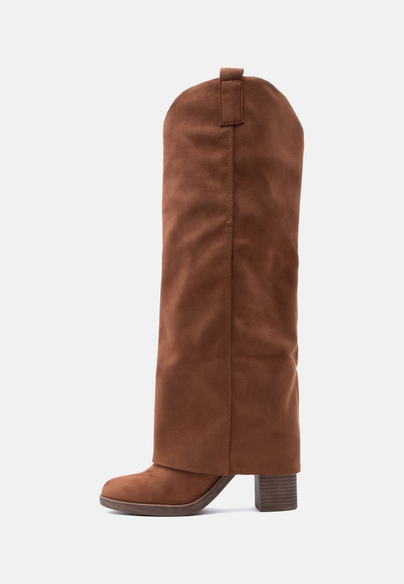 Anna Field Laarzen met hoge hak - cognac - Zalando.be