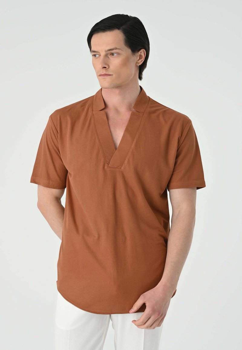 Antioch SHORT SLEEVE - T-Shirt basic - brown/braun - Zalando.at