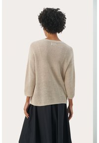 Part Two ETRONA - Neule - natural linen/beige - Zalando.fi