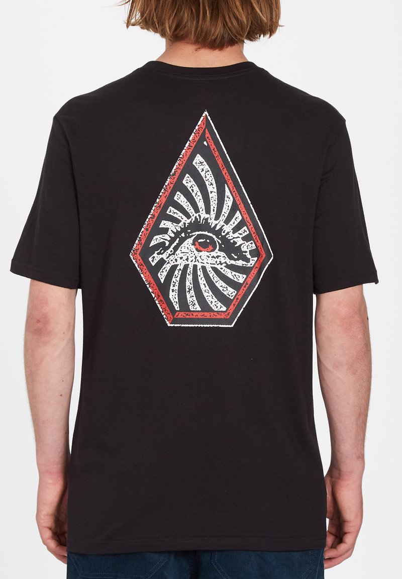 Volcom SURF VITALS J ROBINSON SST - T-Shirt print - black/schwarz ...