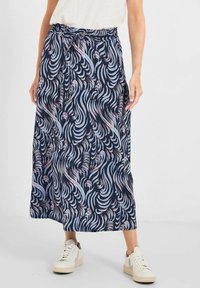 Cecil PRINT - A-Linien-Rock - blau/dunkelblau - Zalando.at