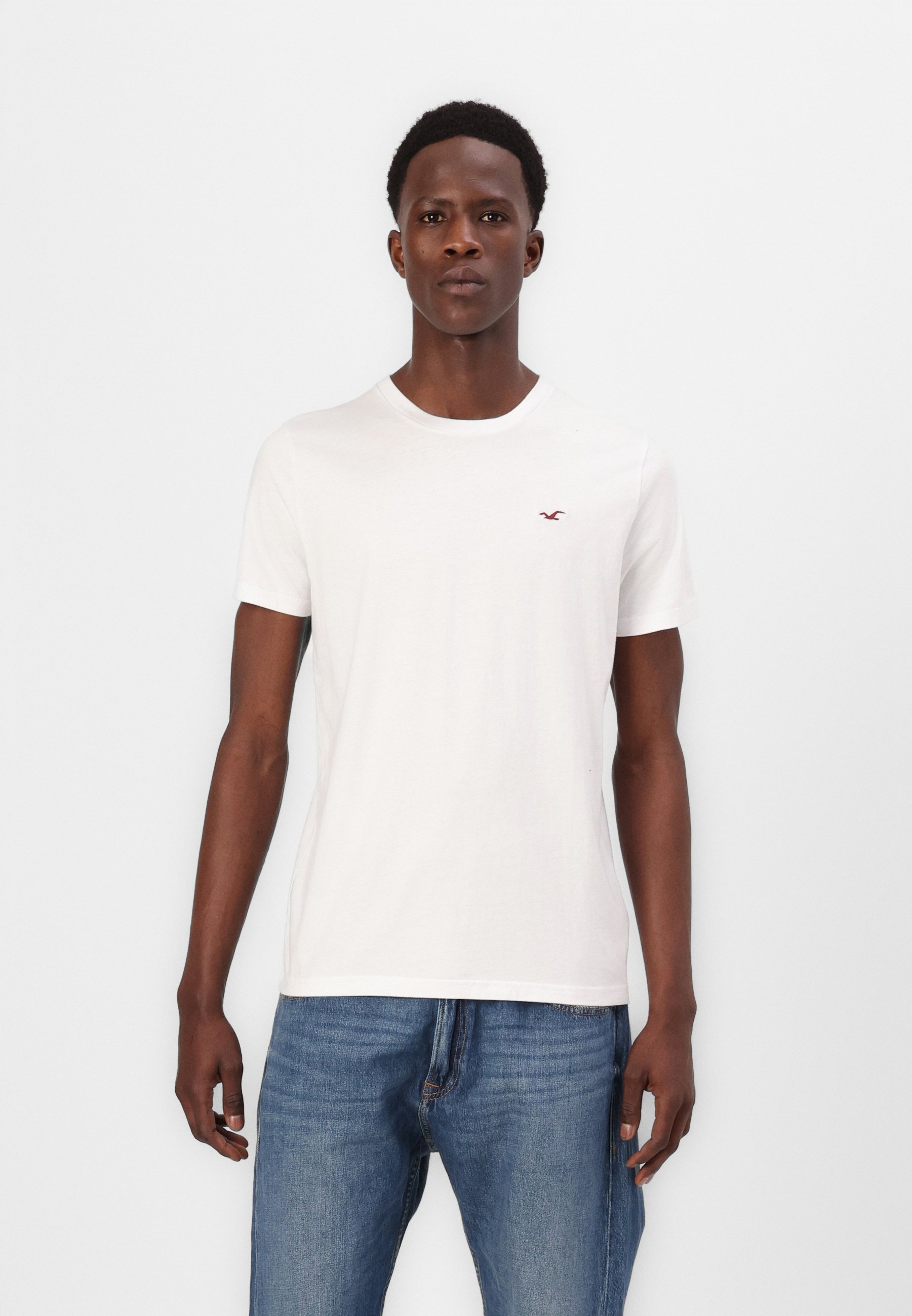 Hollister Co. ICON CREW 3 PACK Basic T shirt white Zalando