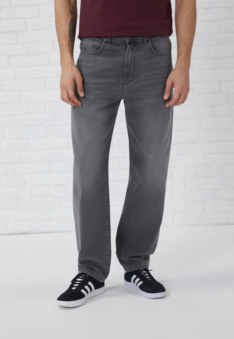 Pier One Jean boyfriend - grey denim/denim gris - ZALANDO.FR