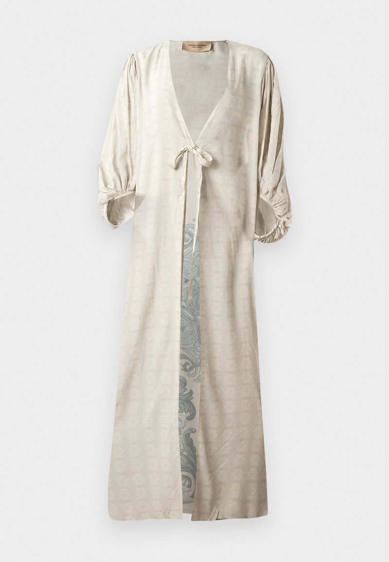ADRIANA DEGREAS HERA LONG ROBE - Maxi dress - off white/off-white ...