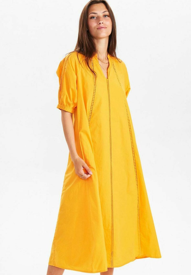 Nümph PHILIPPA - Day dress - zinnia/orange - Zalando.ie