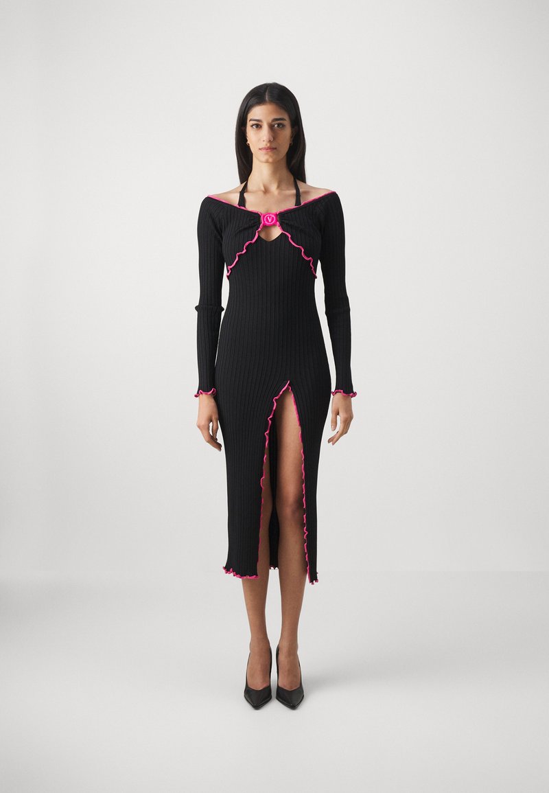 Versace Jeans Couture EMBLEM - Robe fourreau - black/noir - ZALANDO.FR