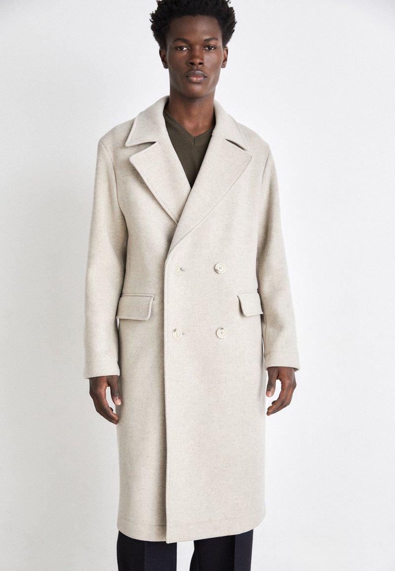 BOSS Classic coat - open white/beige - Zalando.ie