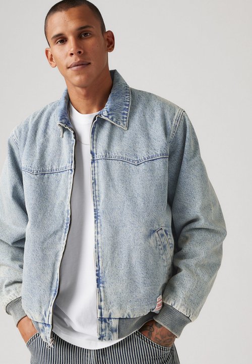 Levi's® FILBERT FLIGHT JACKET - Bombertakki - blue denim/sininen denim ...