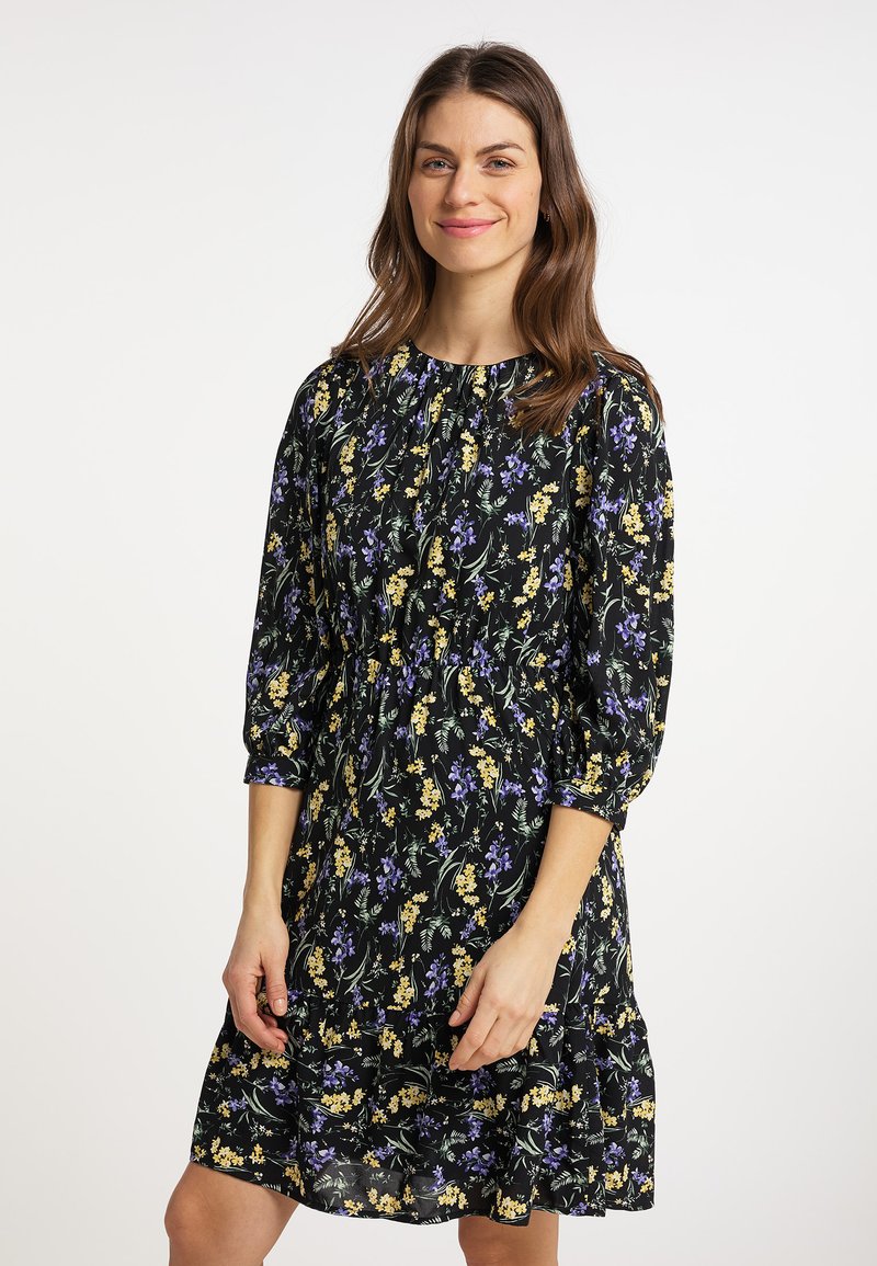 usha USHA QISHA - Day dress - schwarz mehrfarbig/black - Zalando