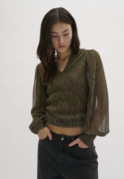 Caroll FASHION ELEGANT MODERN DIAMOND - Blouse - gold/doré - ZALANDO.FR