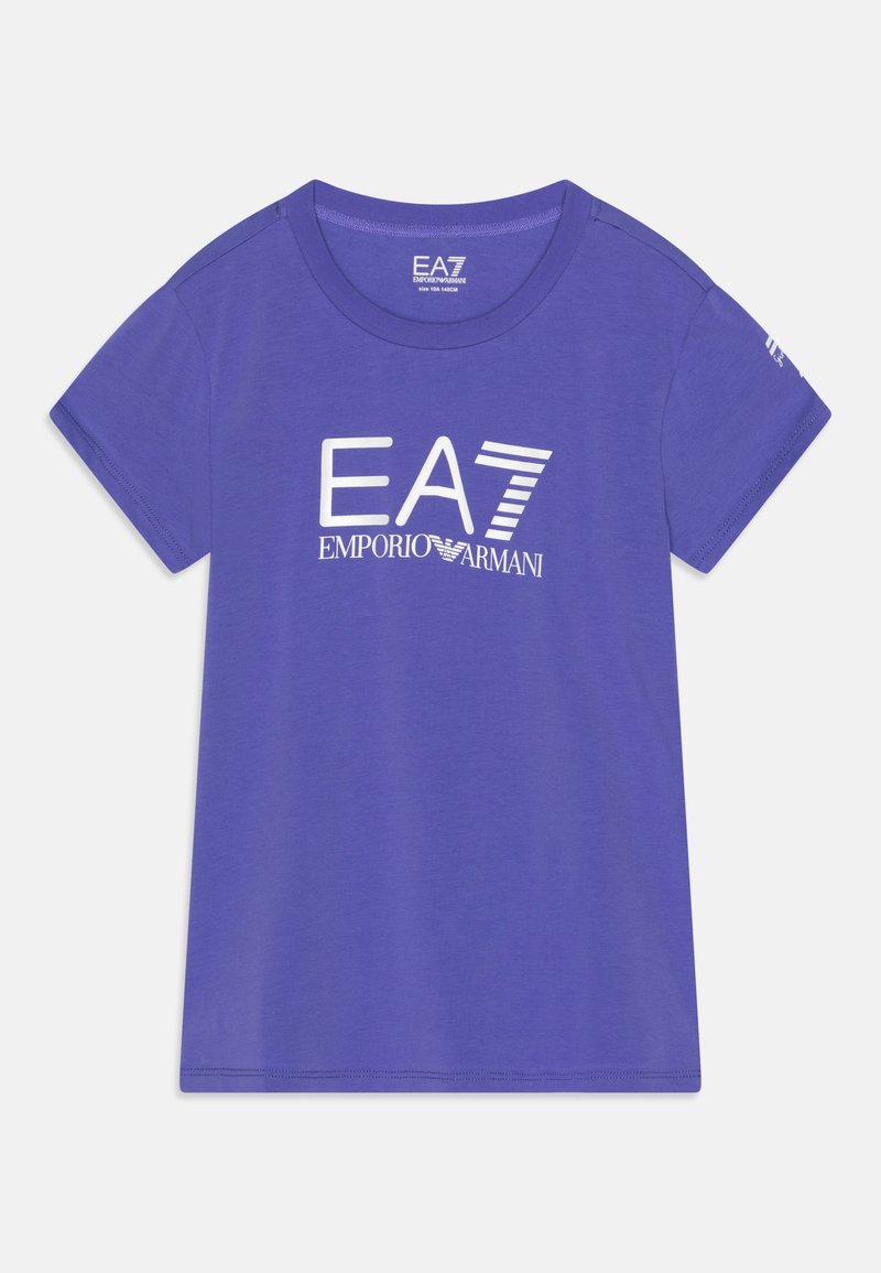EA7 Emporio Armani T-shirts med print - blue navy chiaro/lilla - Zalando.no