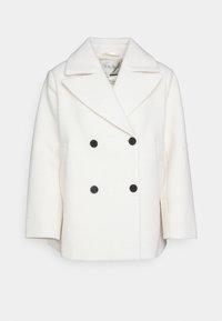 YAS Petite YASINFERNO MIX JACKET - Klasikinis paltas - star white/balta - Zalando.lt