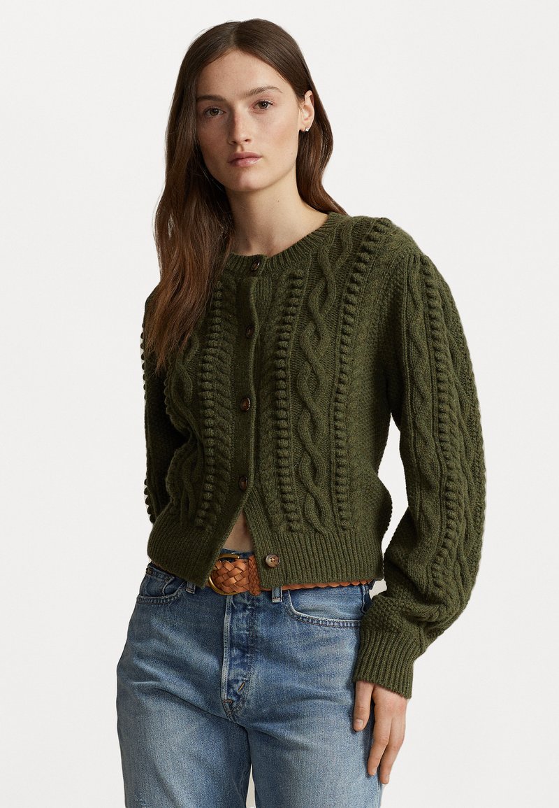 Polo Ralph Lauren Long Sleeve Cardigan Kardigán Jodphur Heather