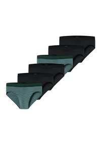 Schiesser RIO 6ER PACK - Briefs - schwarz grün/black - Zalando