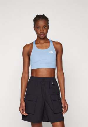 The North Face HAKUUN BRA - Medium support sports bra - solar blue/blue ...