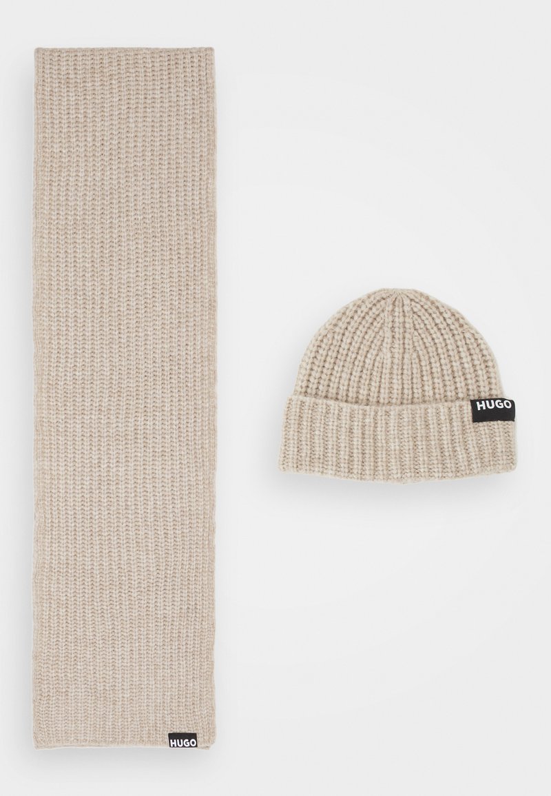 HUGO ZET UNISEX SET - Écharpe - light beige/beige - ZALANDO.FR