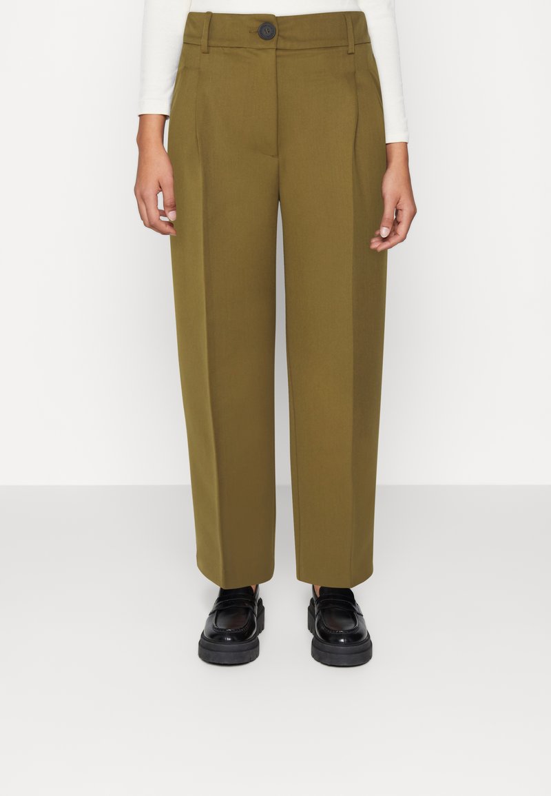 La Strada Unica LSUDODO ANCLE - Pantalon classique - military olive ...