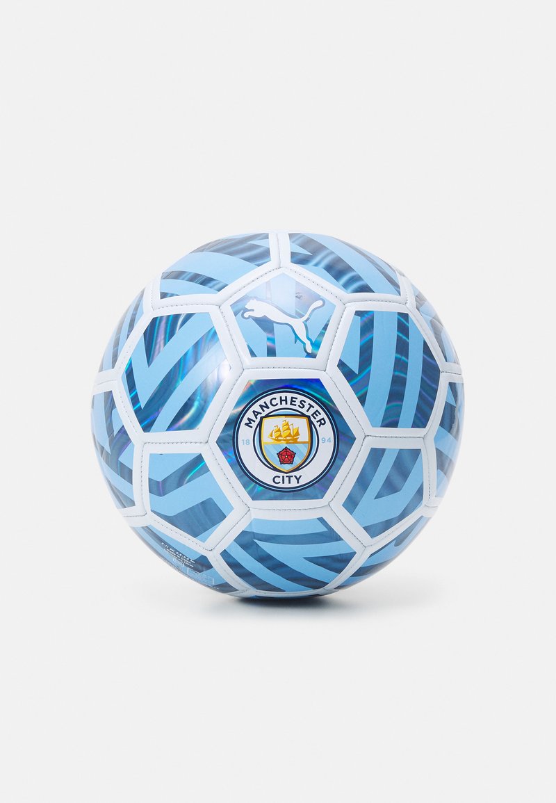 Puma MANCHESTER CITY FAN BALL UNISEX - Fußball - white/team light blue ...