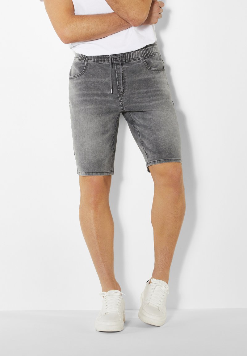 Bench BENCH STRETCH - Jeans Shorts - grey denim - Zalando.de