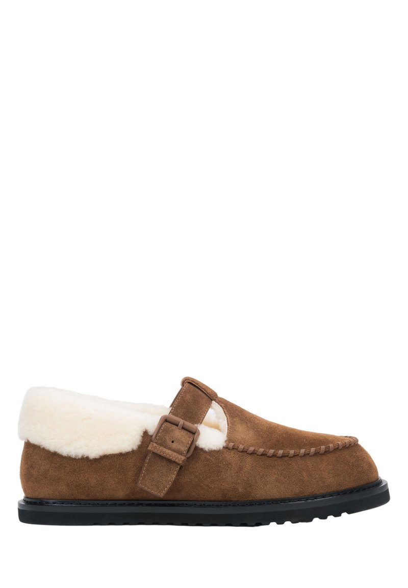 ESTRO MOKASYNY NA ZIMĘ - Slippers - brown - Zalando