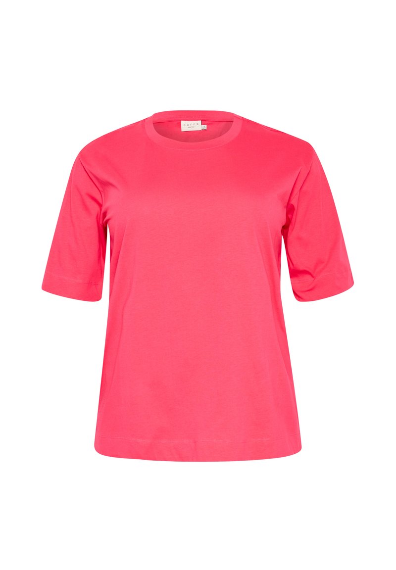 Kaffe Curve KCMINA - Pamata T-krekls - raspberry/rozā - Zalando.lv
