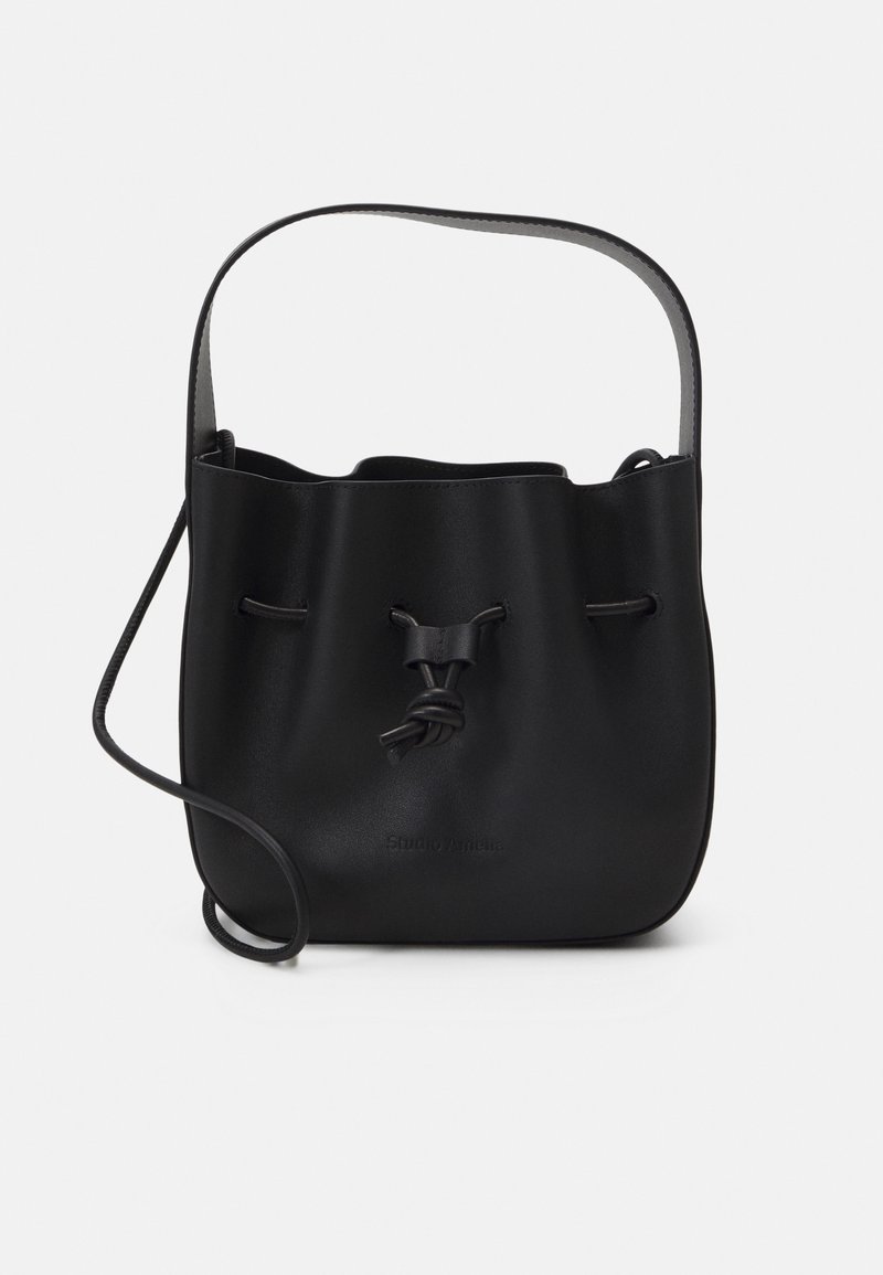 Studio Amelia CINCHED MINI BAG - Bolso de mano - black/negro - Zalando.es
