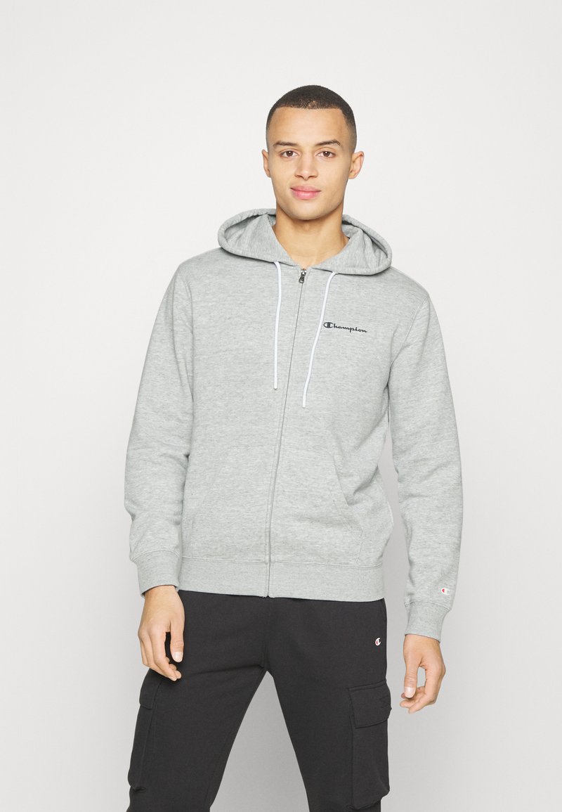 Champion HOODED FULL ZIP - Sweatjacke - grey melange/grau - Zalando.ch