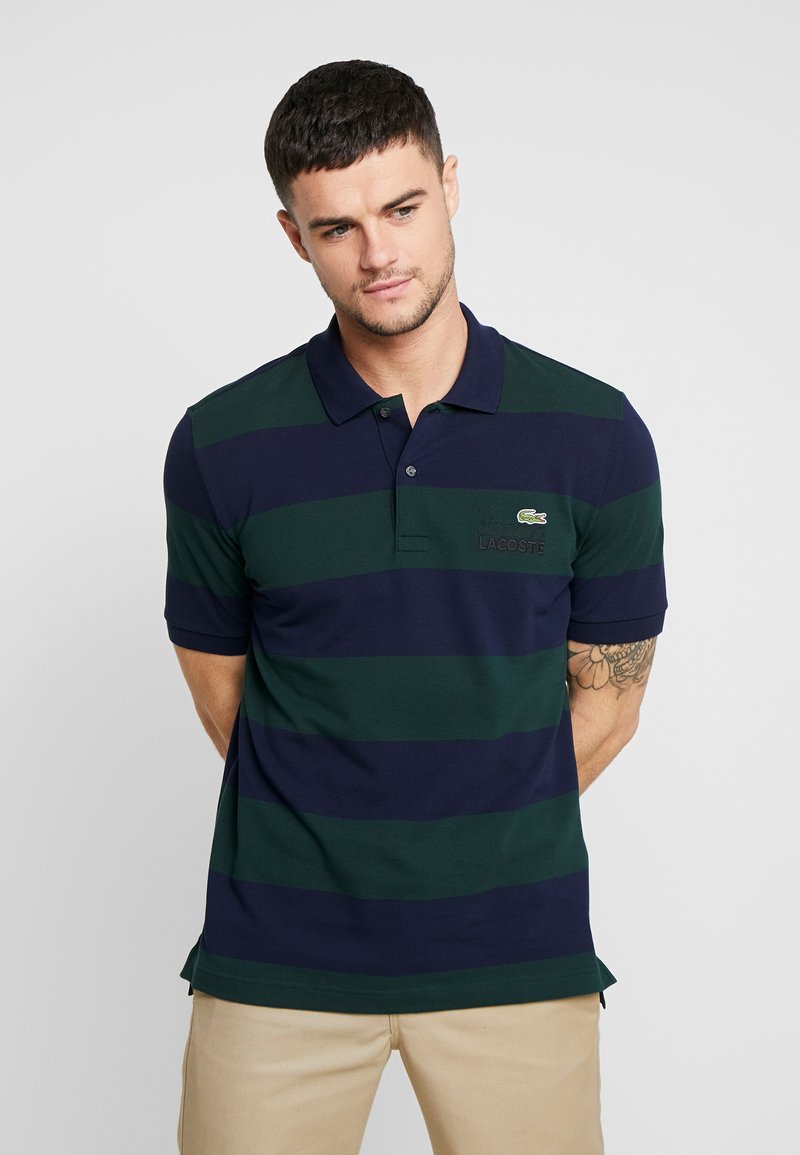 Lacoste LIVE Polo - sinople/navy blue/verde oscuro - Zalando.es