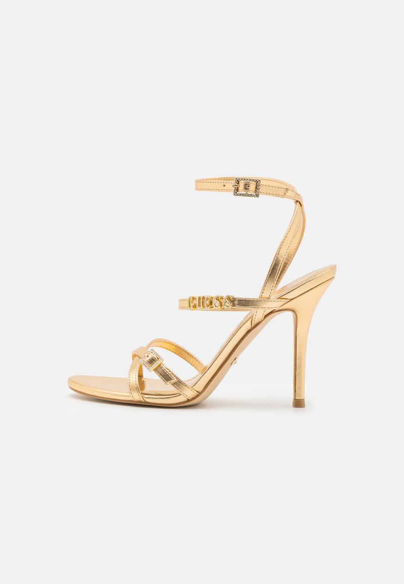 Guess EDELIA - Sandále - gold/zlatá - Zalando.sk