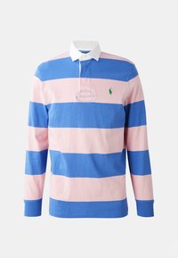 Polo Ralph Lauren THE ICONIC RUGBY SHIRT - Poloshirts - garden pink/new england blue/pink ...