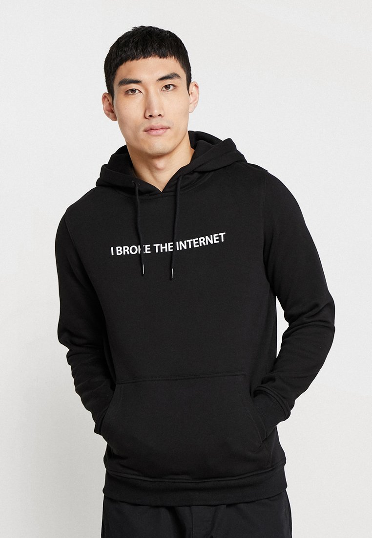 Mister Tee I BROKE THE INTERNET - Hoodie - black - Zalando.ie