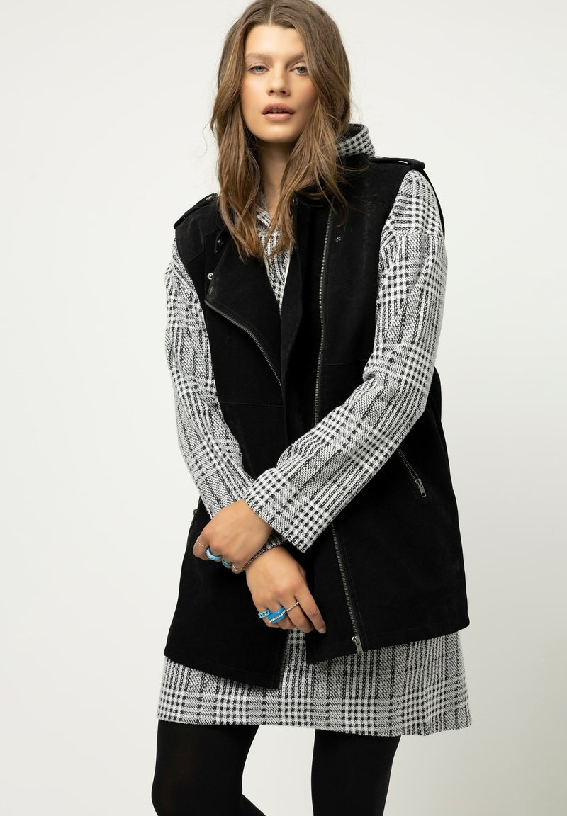 Studio Untold Veste sans manches - schwarz/noir - ZALANDO.FR