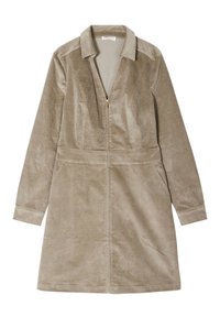 Cache Cache TRAPEZ MIT REISSVERSCHLUSS - Vestido camisero - vert kaki ...