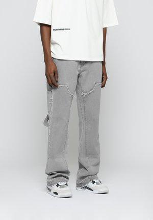 EIGHTYFIVE OPEM HEM - Jeans Straight Leg - sand storm blue/bleached ...