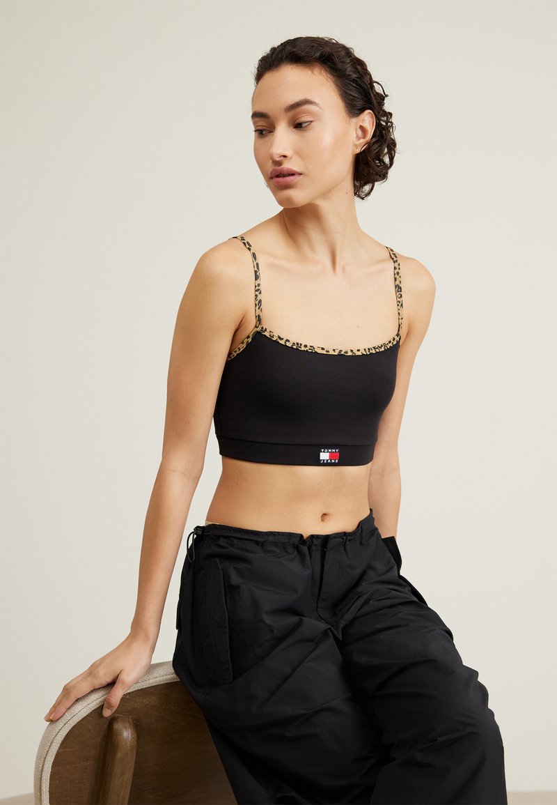 Tommy Jeans LEO BINDING - Linne - black/svart - Zalando.se