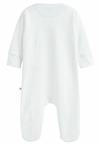 Next BEAR FAMILY SLEEPSUIT 1 PACK - Strampler - white blue/weiß ...